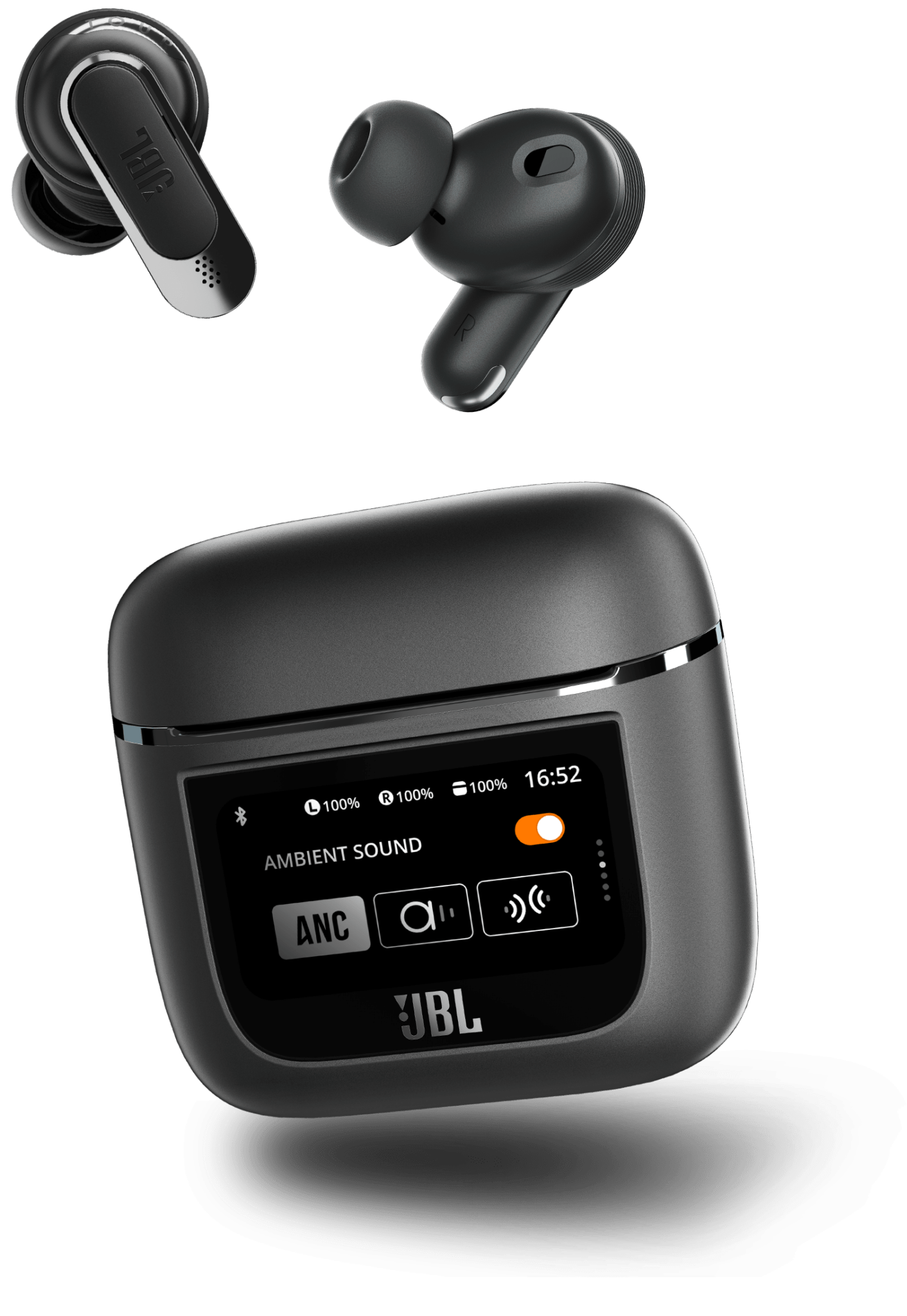 JBL lança fones sem fios com case de carregamento com tela touch ...