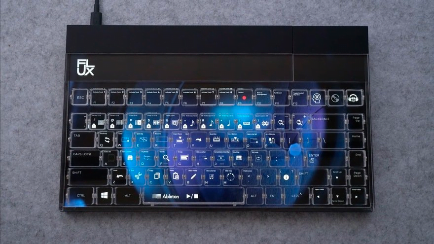 Flux Keyboard: Um teclado transparente sobre uma tela HD – Rodrigostoledo
