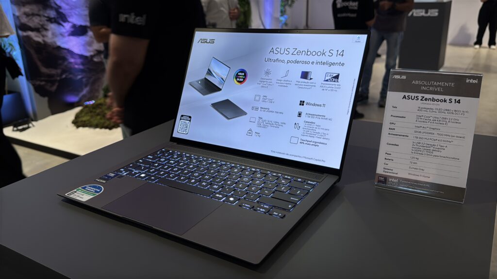 ASUS anuncia primeiro notebook com Intel® Core™ Ultra no Brasil ...