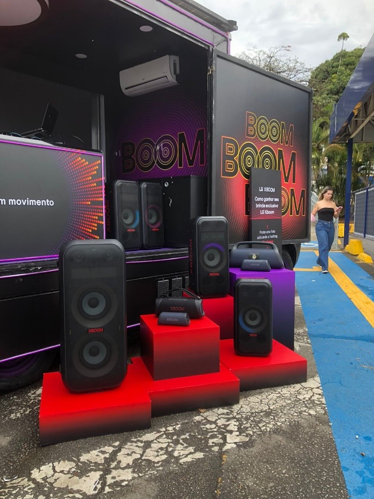 Campanha Boom Boom Pow, da LG, leva Media Truck ao Parque Villa-Lobos ...